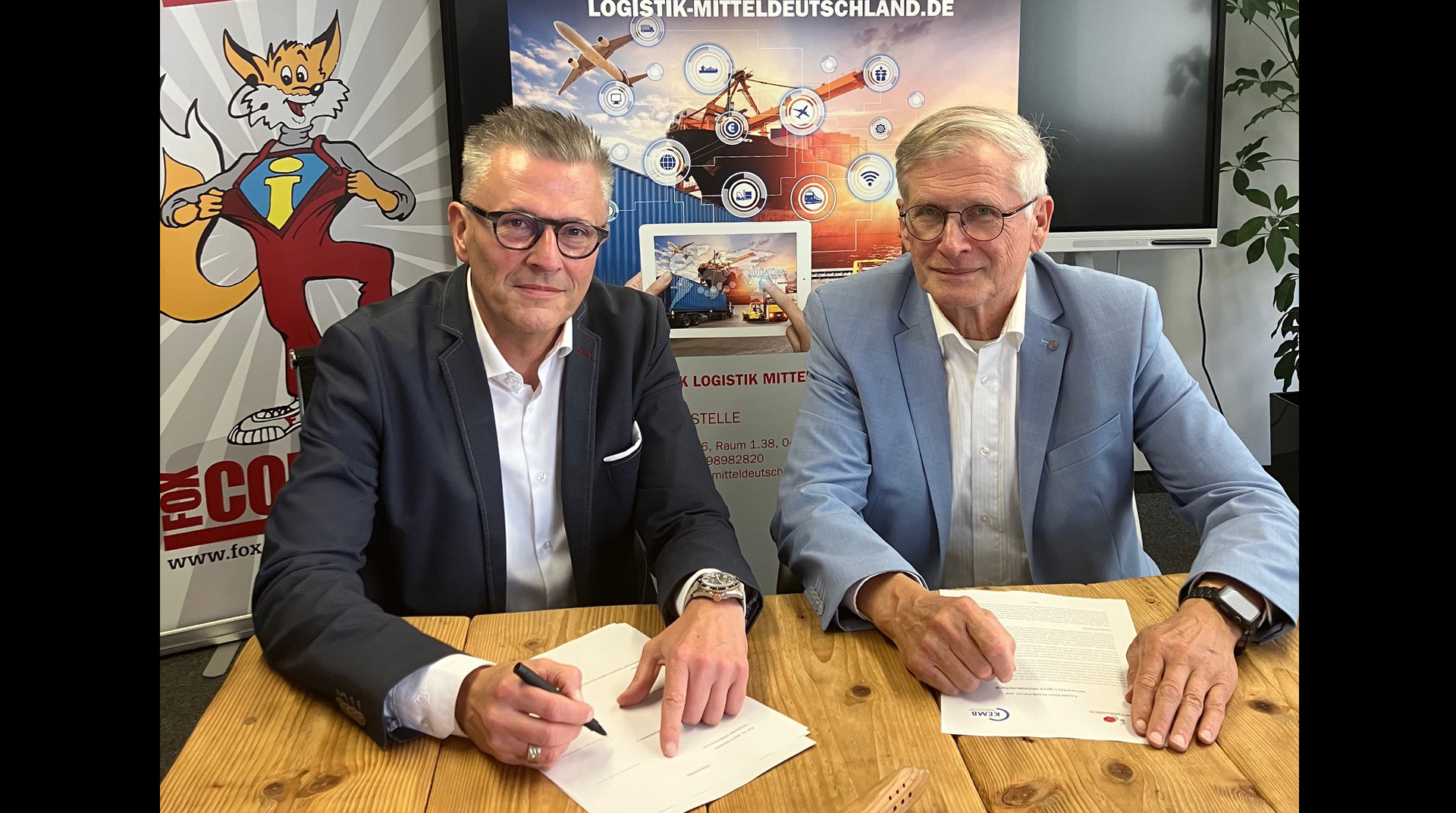 Netzwerke unterzeichnen Kooperationsvereinbarung: Logistikbranche klima ...